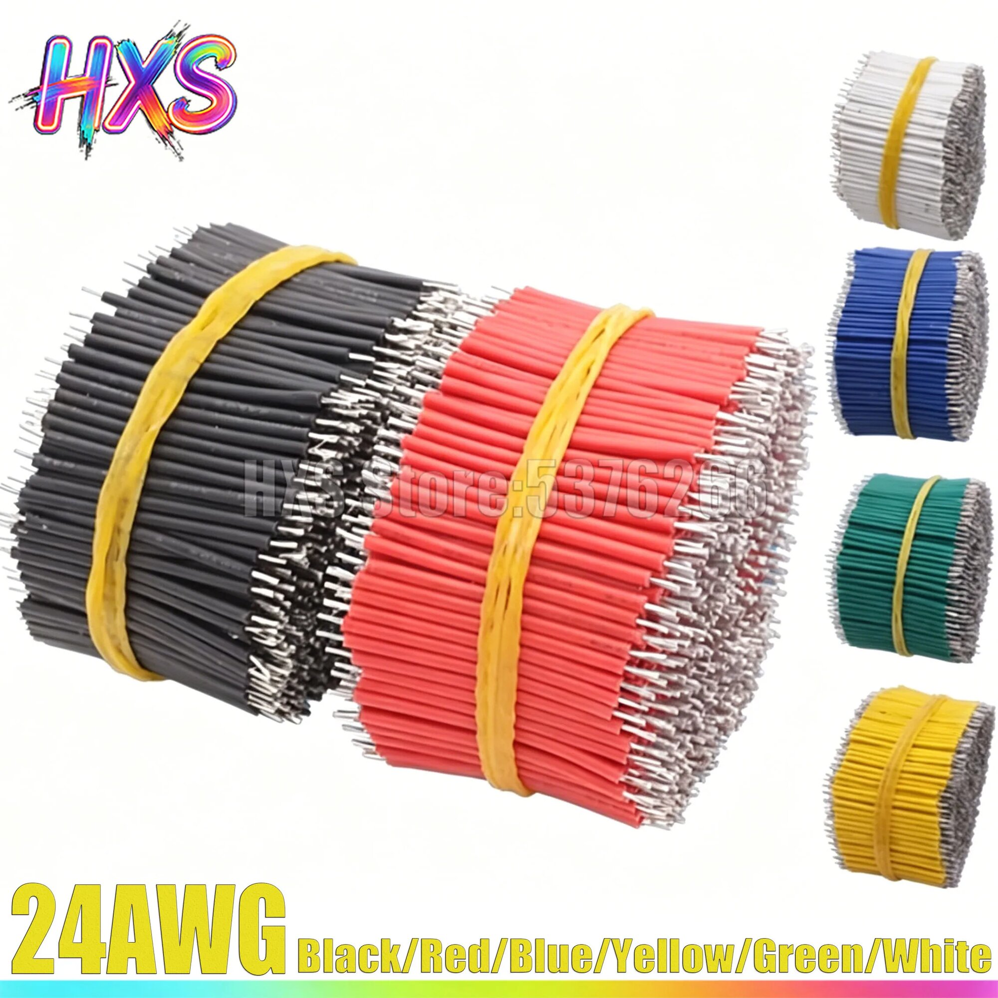 Перемычки макетные 100 шт, зеленые, 4CM, 24AWG