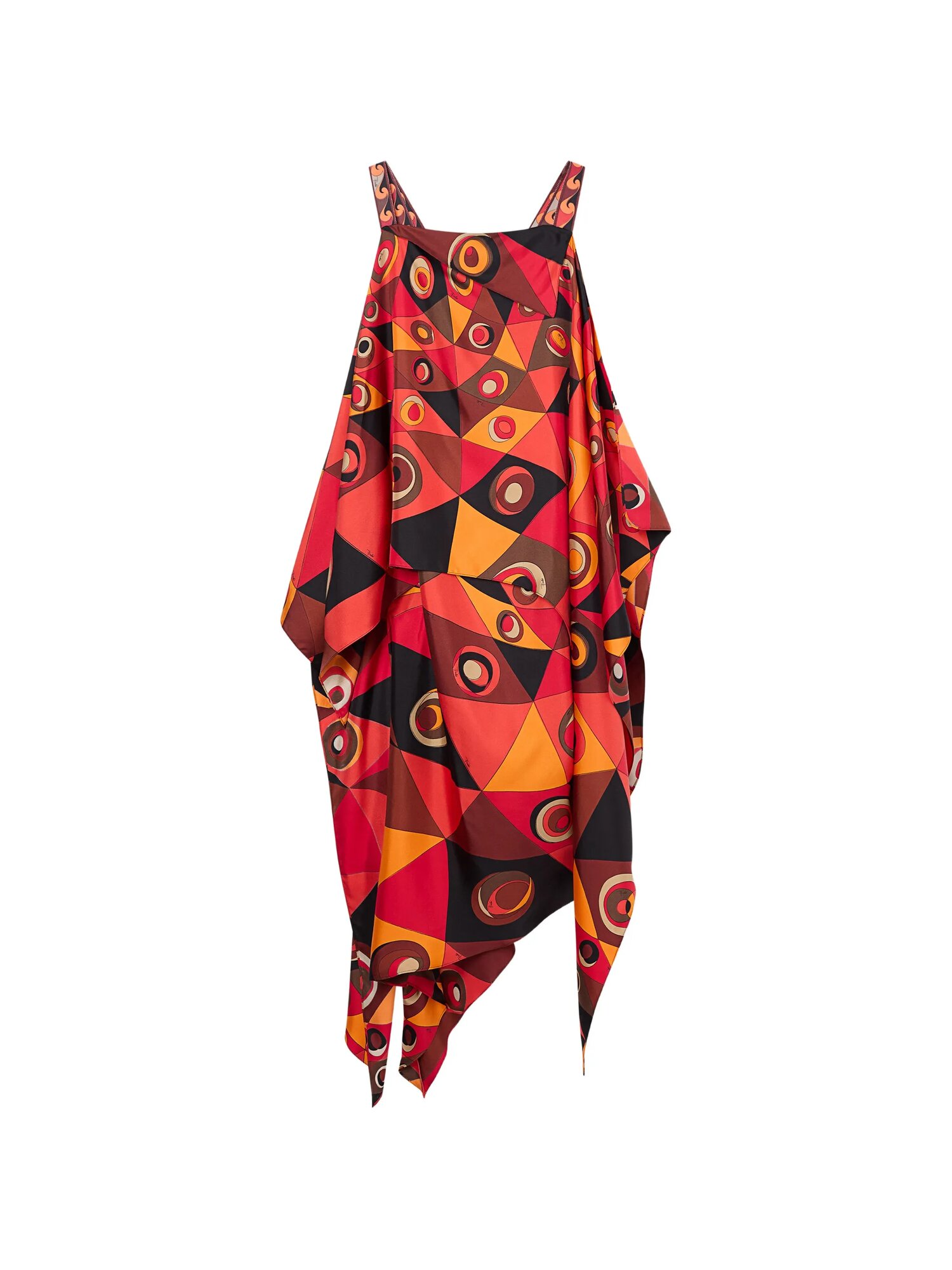 Платье Occhi-print long foulard dress