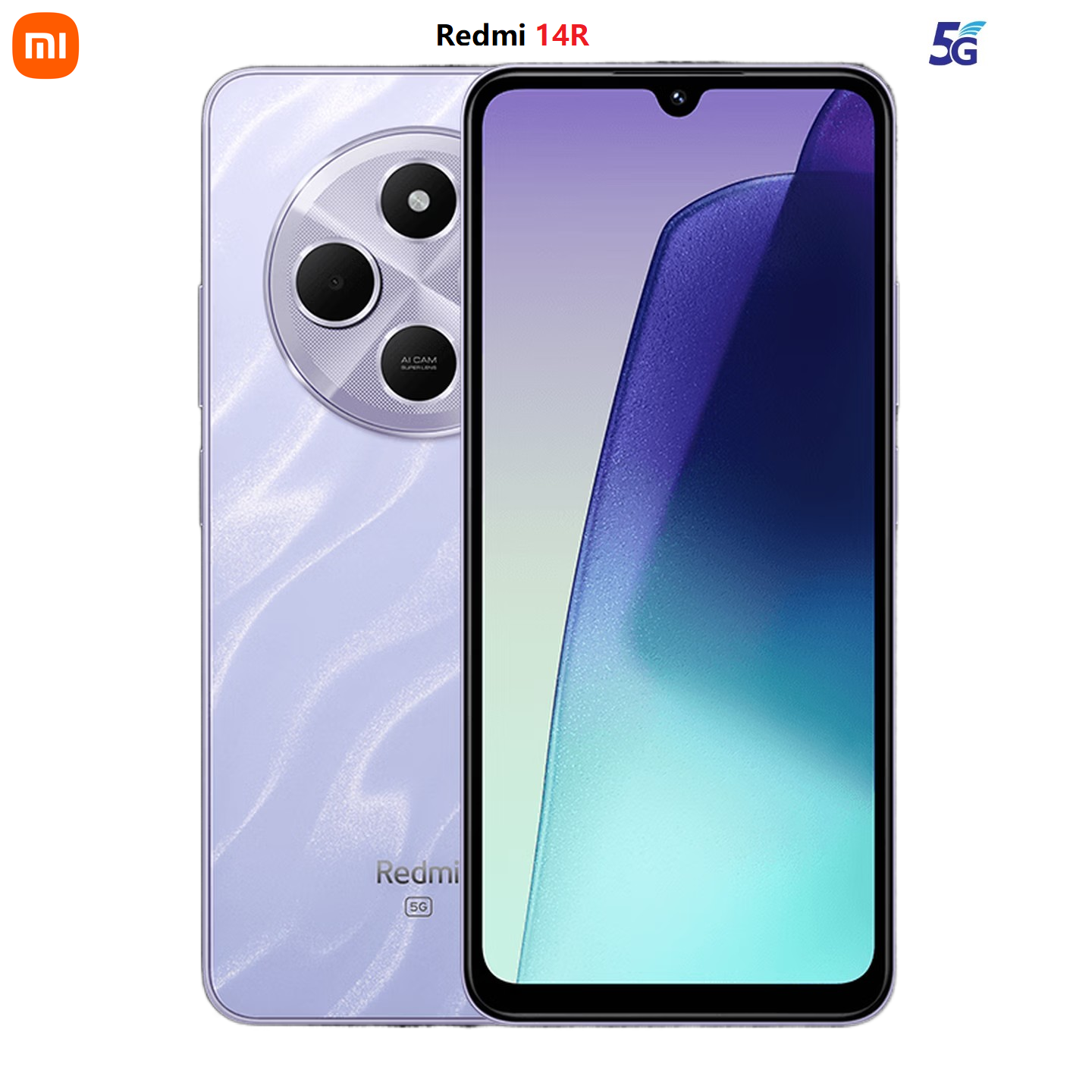 Смартфон Xiaomi Redmi 14R 5G — 6,88" LCD экран 120 Гц, батарея 5160 мА·ч, Snapdragon 4 Gen 2