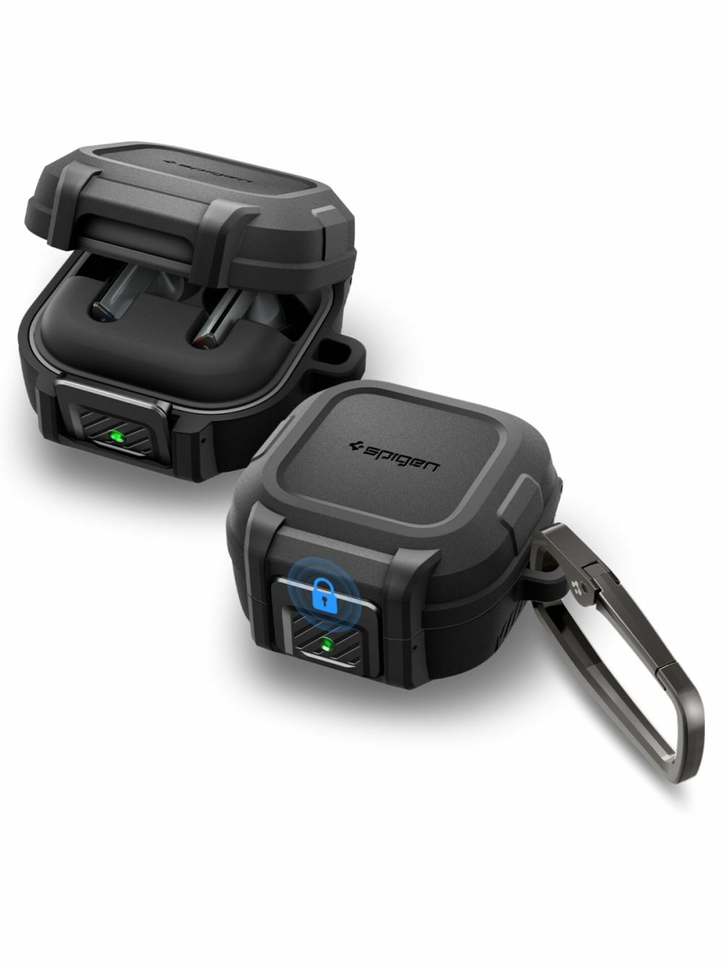 Чехол на Samsung Galaxy Buds 4 / 4 Pro, Spigen Lock Fit (ACS11202)