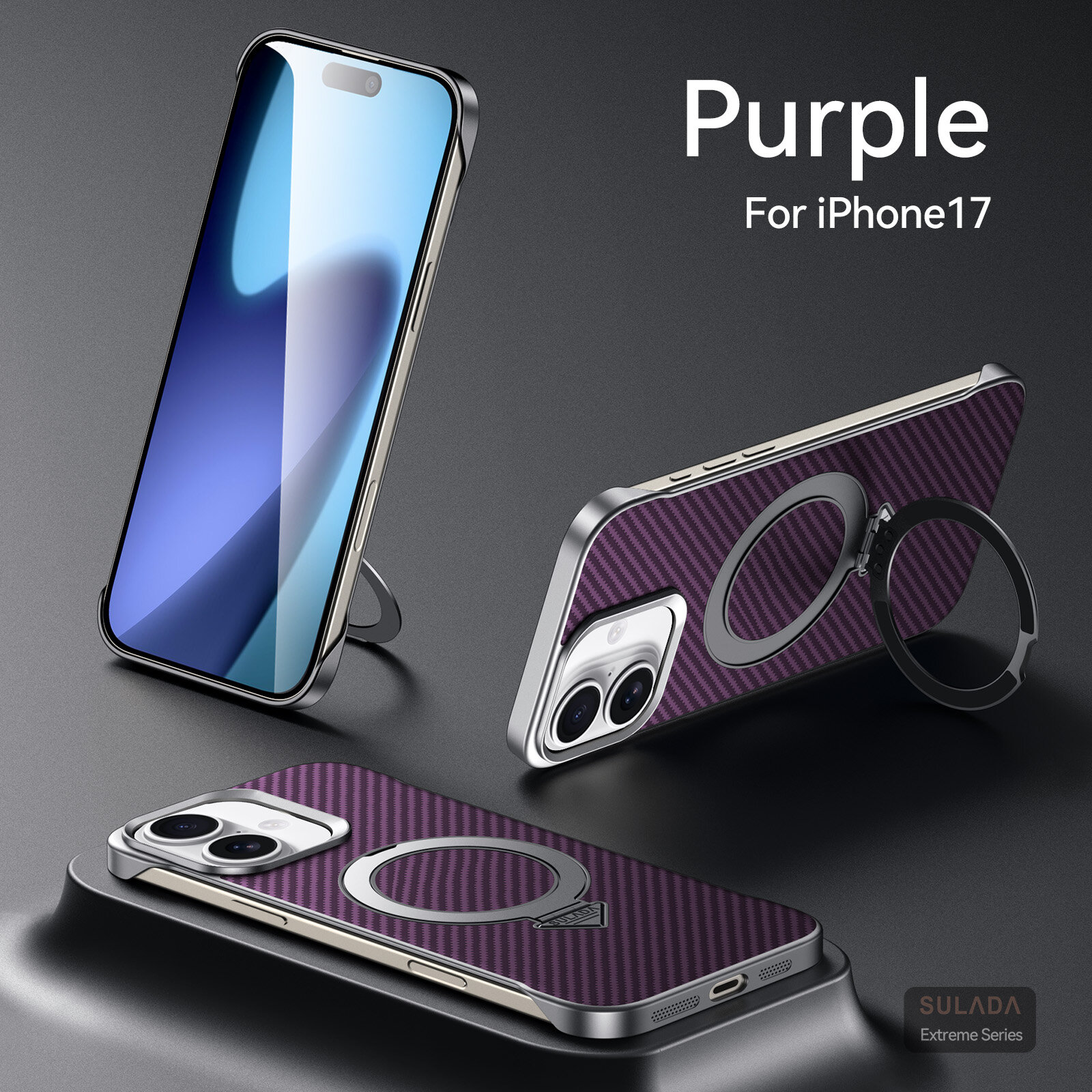 Чехол для Apple iPhone 17 / Айфон 17, soft touch, чехол-кардиомонитор, искусственная кожа, полиуретан (PU), защита камеры, ударопрочный, встроенная подставка, усиленные углы, Apple, Apple iPhone 17 ,
