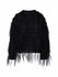 Куртка Pauline Dujancourt Tulle-panelled frayed jacket, размер 44, черный
