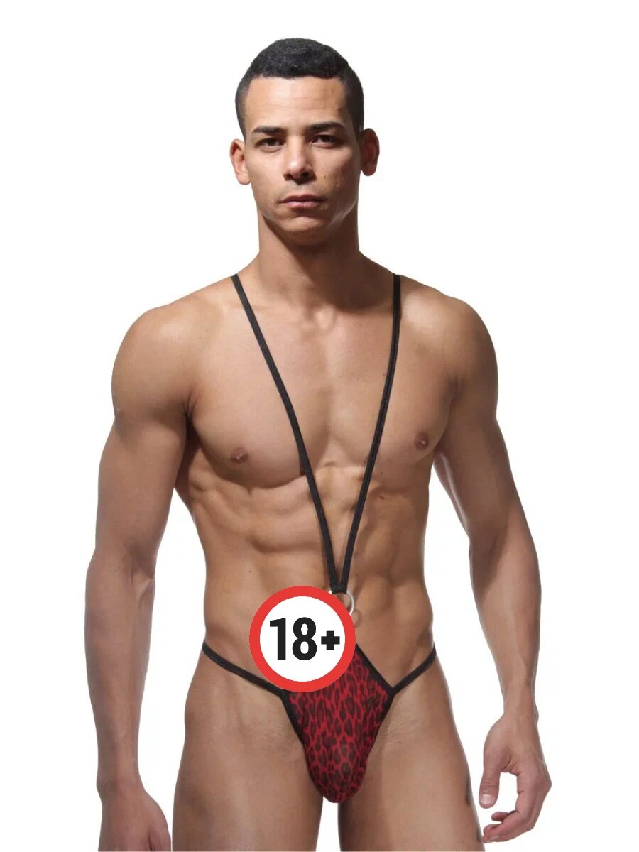 Боди мужское эротическое бордовое LaBlinque LB15157 L/XL (48-50)