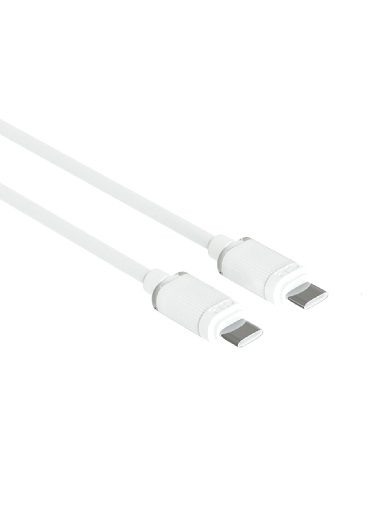 Кабель More choice K67aa, 2Type-C, 3.0A, 1м, PD 60W, белый