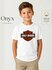 Футболка ONYX PRINTS, размер 122, белый