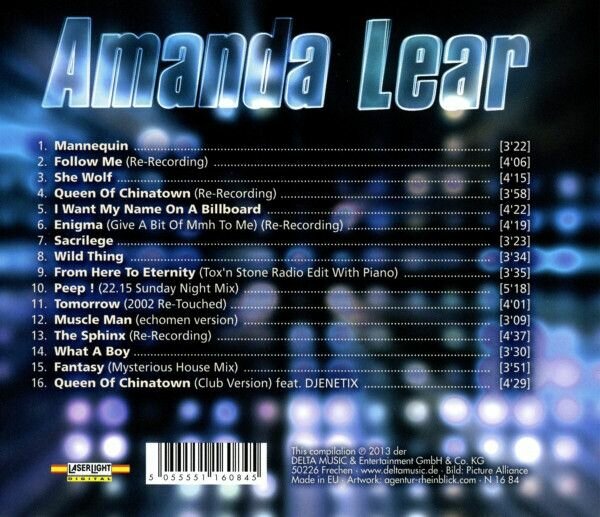Аудио CD Amanda Lear "Amanda Lear" CD (EU/2013) NEW — фото 1
