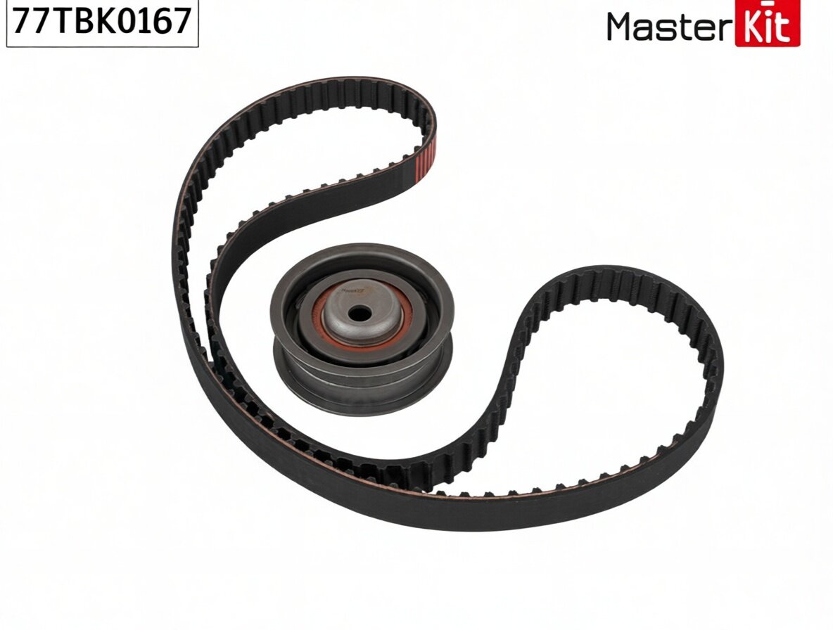 Комплект ремня ГРМ VW PASSAT (3A5, 35I) 1988 - 1997 77TBK0167 MasterKit арт. 77TBK0167
