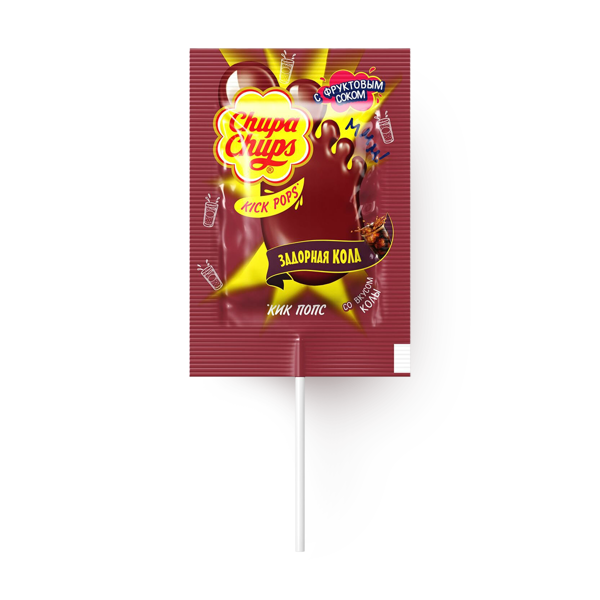 Карамель Chupa Chups Kick Pops — фото 1