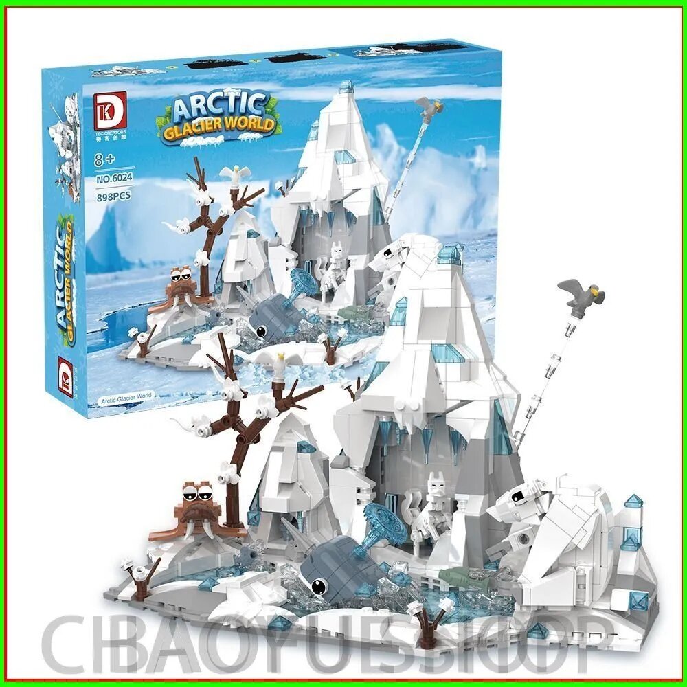 Конструктор TEC CREATORS Arctic Glacier World, 898 деталей, DK6024 Красивый цвет E490, Унисекс — фото 1