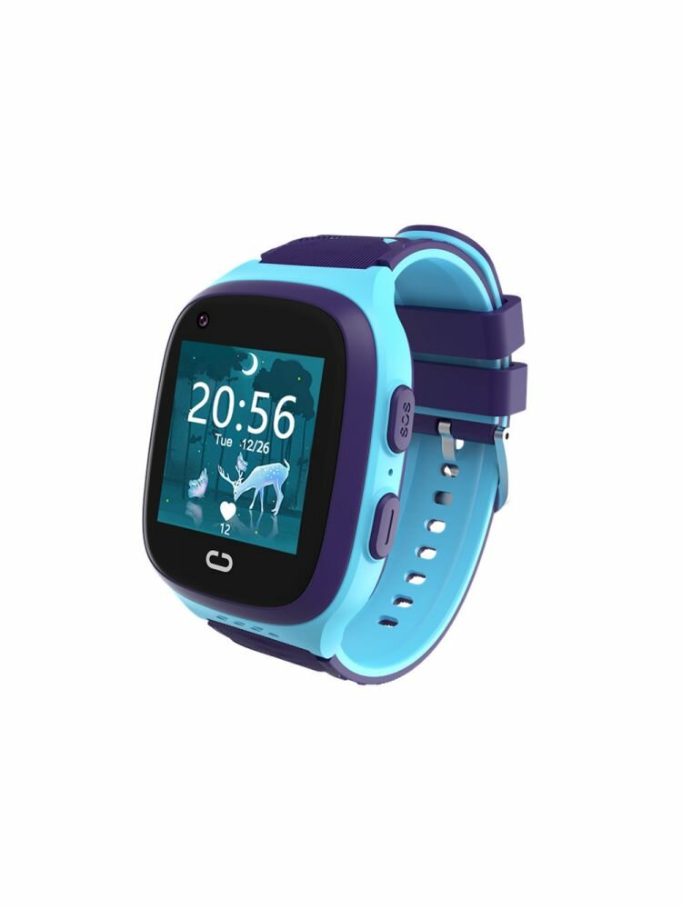 Детские часы LT31E, 4G, GPS, SOS, экран 240х240, силиконовые, черные