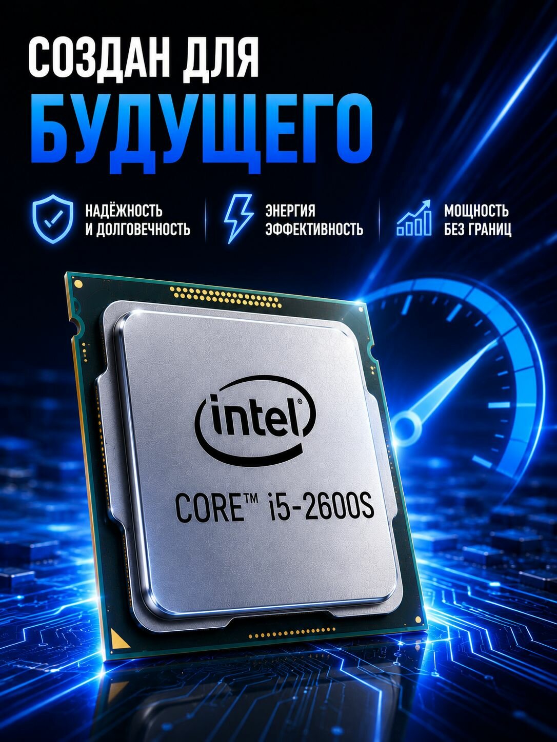 Процессор Intel Core i7-2600S LGA1155, 4 ядра 8 потоков — фото 1