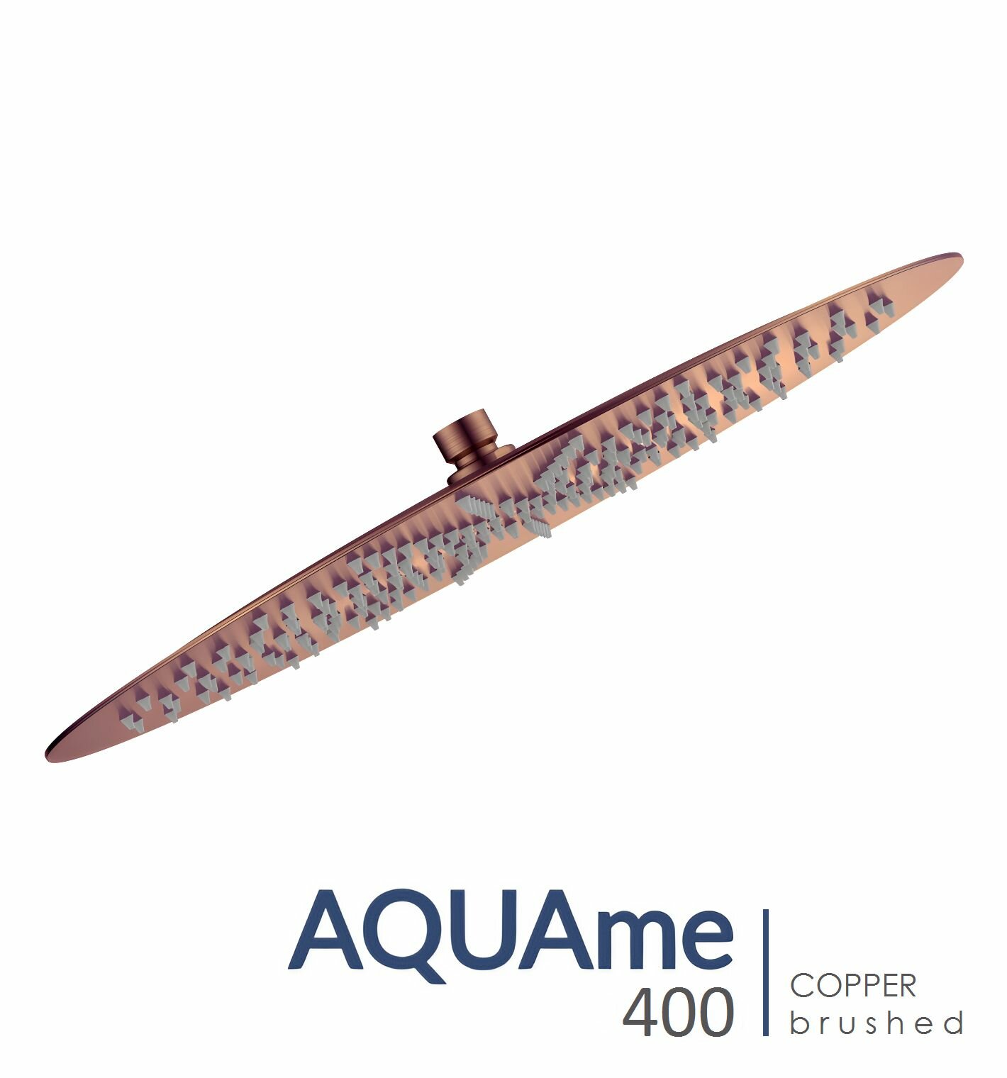 Тропический душ лейка AQUAme 400 шлифованная медь AQM8606BC