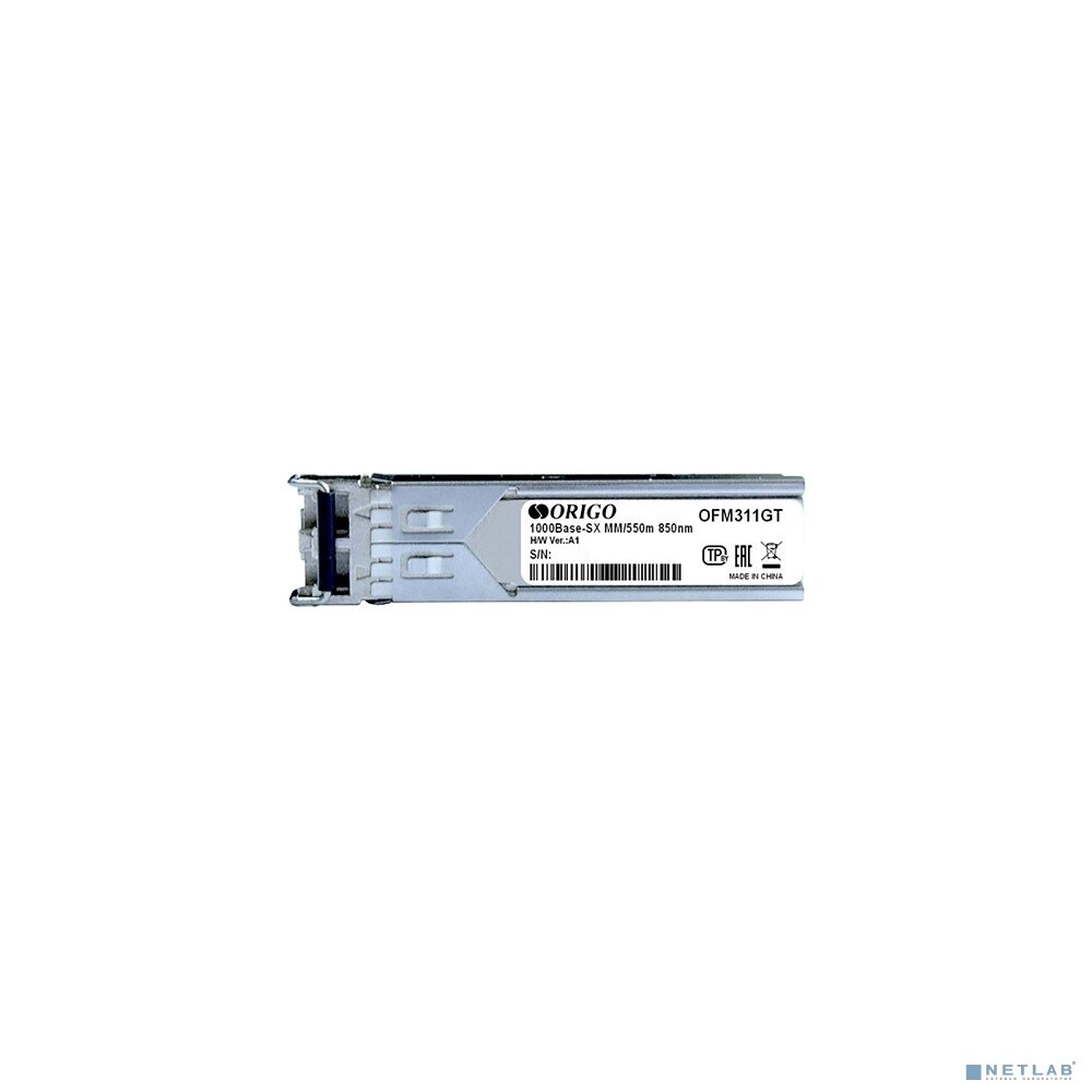 ORIGO OFM311GT/A1A SFP-трансивер, 1000Base-SX (Duplex LC), 850нм, многомод, до 550м