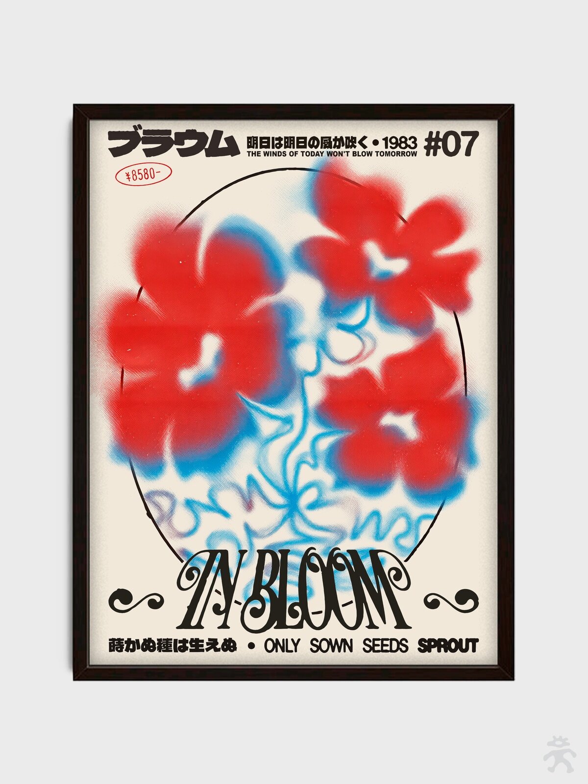Интерьерный постер "In Bloom" в стиле pinterest, формат 30x40 см