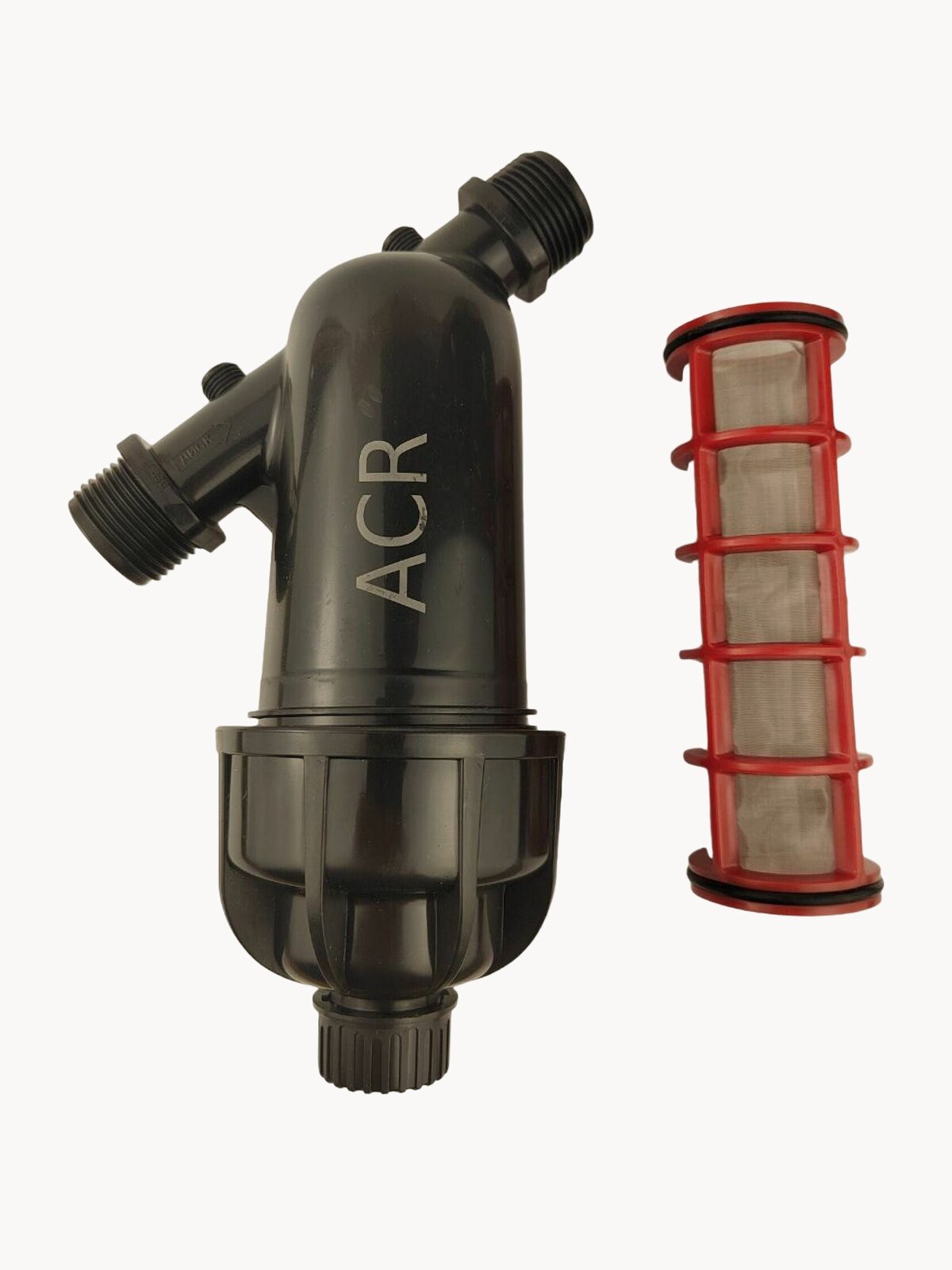 Фильтр грубой очистки ПНД 1" (нр-нр) (фильтр. элемент 120 мкр.) с заглушкой