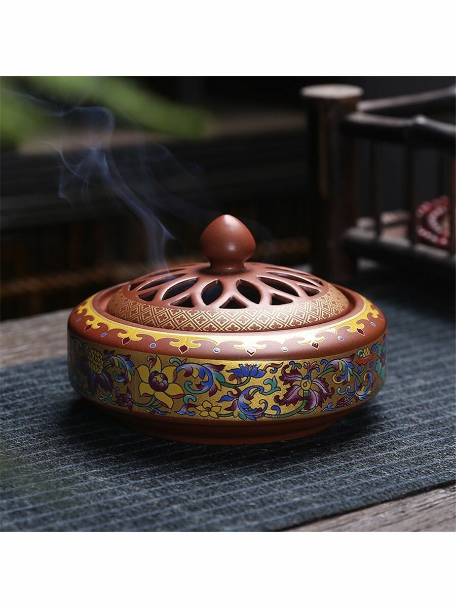 Кадильница для благовоний и ладана, бахурница для дома, подставка кадило для медитаций