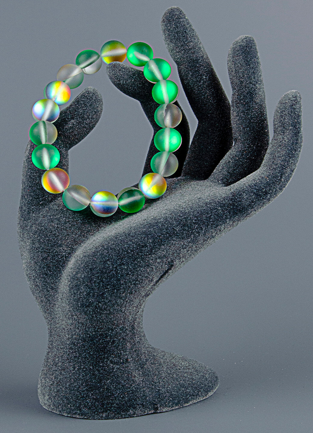 Браслет, искусственный камень, опал синтетический