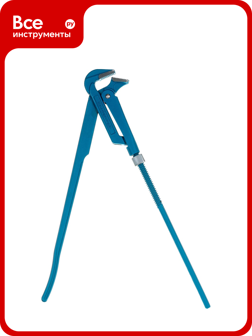 Трубный рычажный ключ №3 СИБРТЕХ литой 15761, для надежной фиксации детали