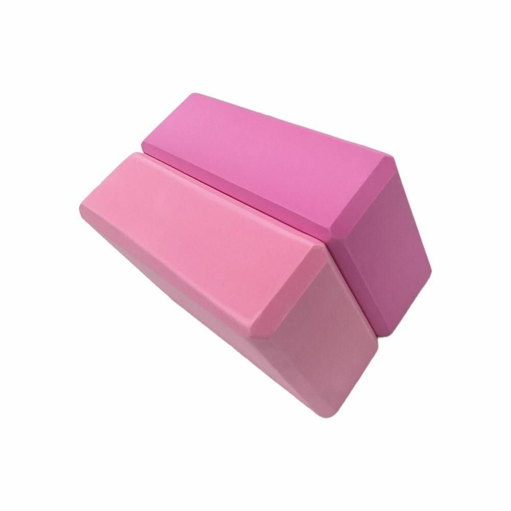 Блок (кирпич) для йоги EVA, 230х150х75 мм, оранжевый, набор из 2 шт.