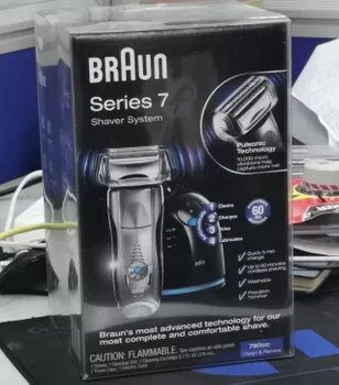Braun Электробритва Электробритва Braun Series 7 790cc Wet&Dry, Grey, хром, темно-бордовый