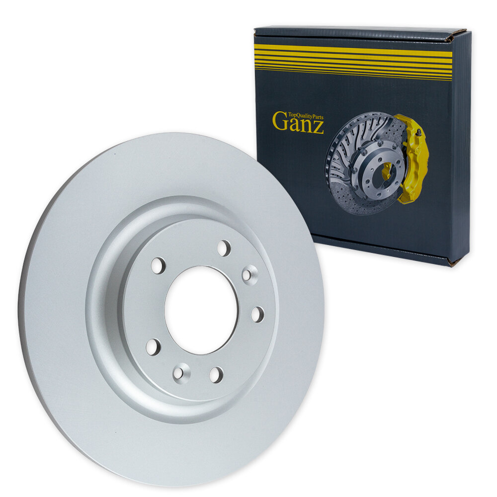 Диск тормозной задний с покрытием CITROEN C5 III / PEUGEOT 407/508/607/RCZ GANZ GIJ06190