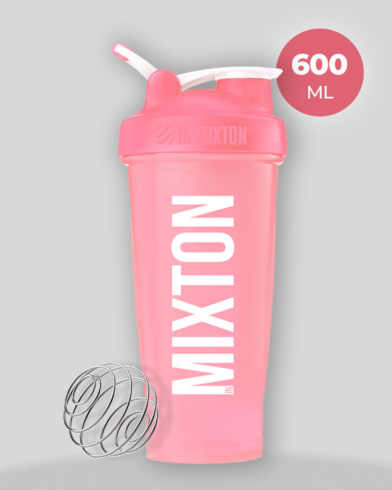 Шейкер для протеина и коктейлей спортивный inMixton 600 мл Пудровый