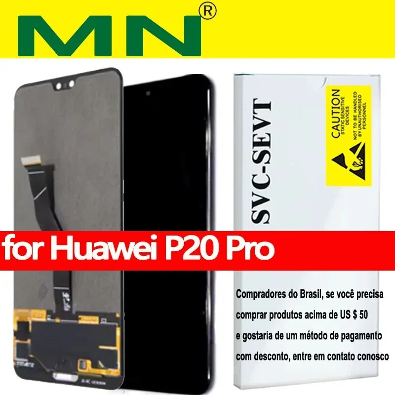 Оригинальная замена 6,1 дюйма для Huawei P20 Pro CLT-L09 CLT-L29 CLT-AL01 ЖК-дисплей с дигитайзером сенсорного экрана