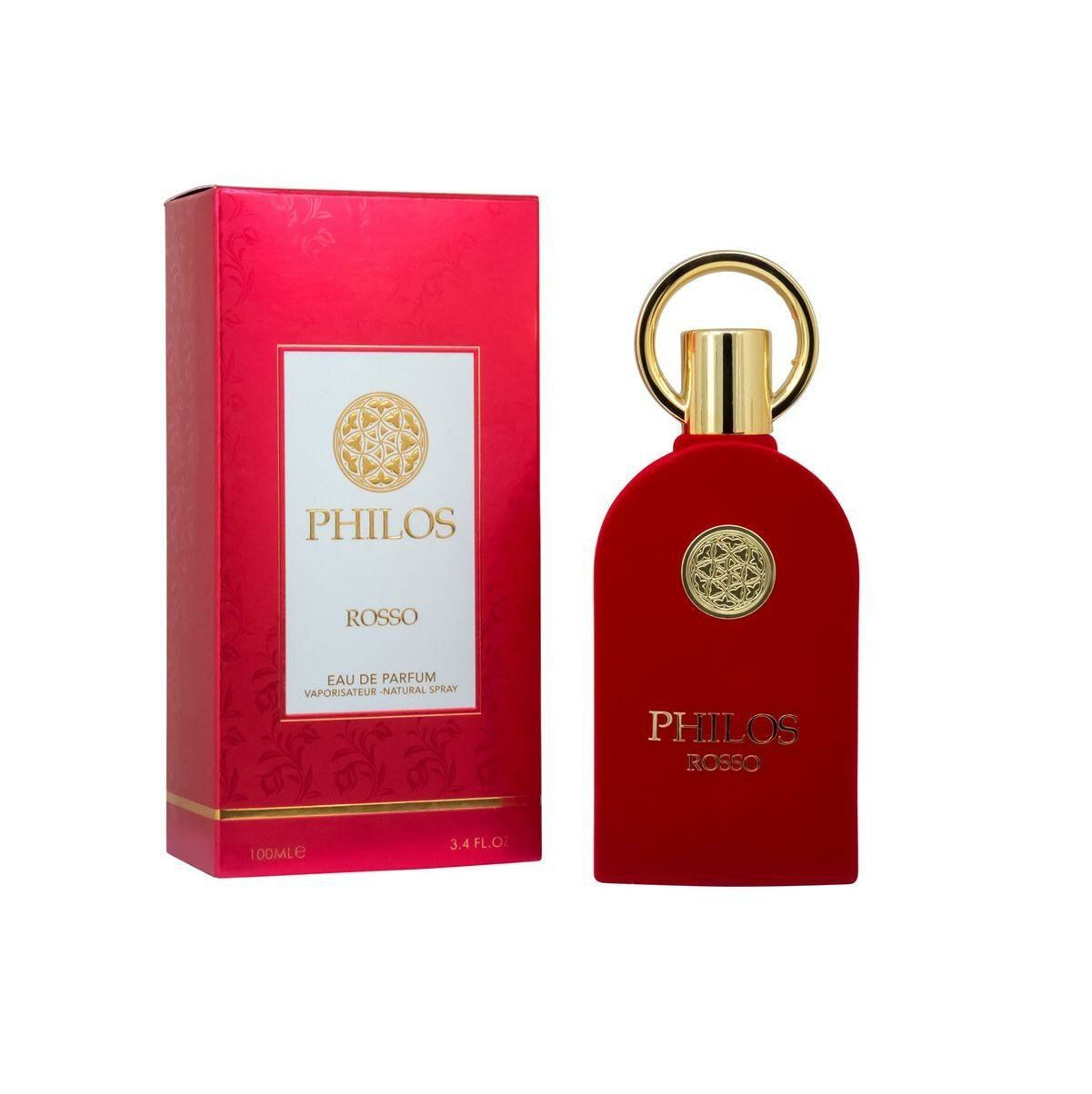 Арабские духи ALHAMBRA PHILOS ROSSO/Филос Россо,100мл, Парфюмерная вода, восточные, с мадагаскарской ванилью, из ОАЭ