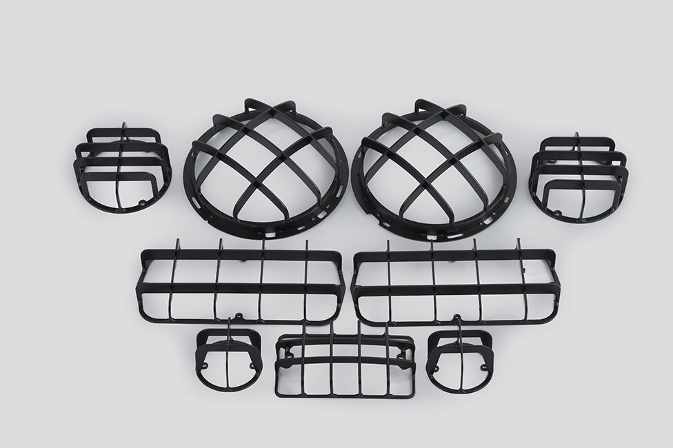 Защита фар УАЗ Хантер черное порошковое покрытие арт 315195-4714014-00