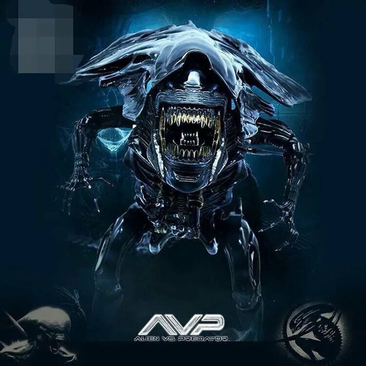 Фигурка Королева Чужих Alien Queen, пластиковая, 25 см, высокодетализированная