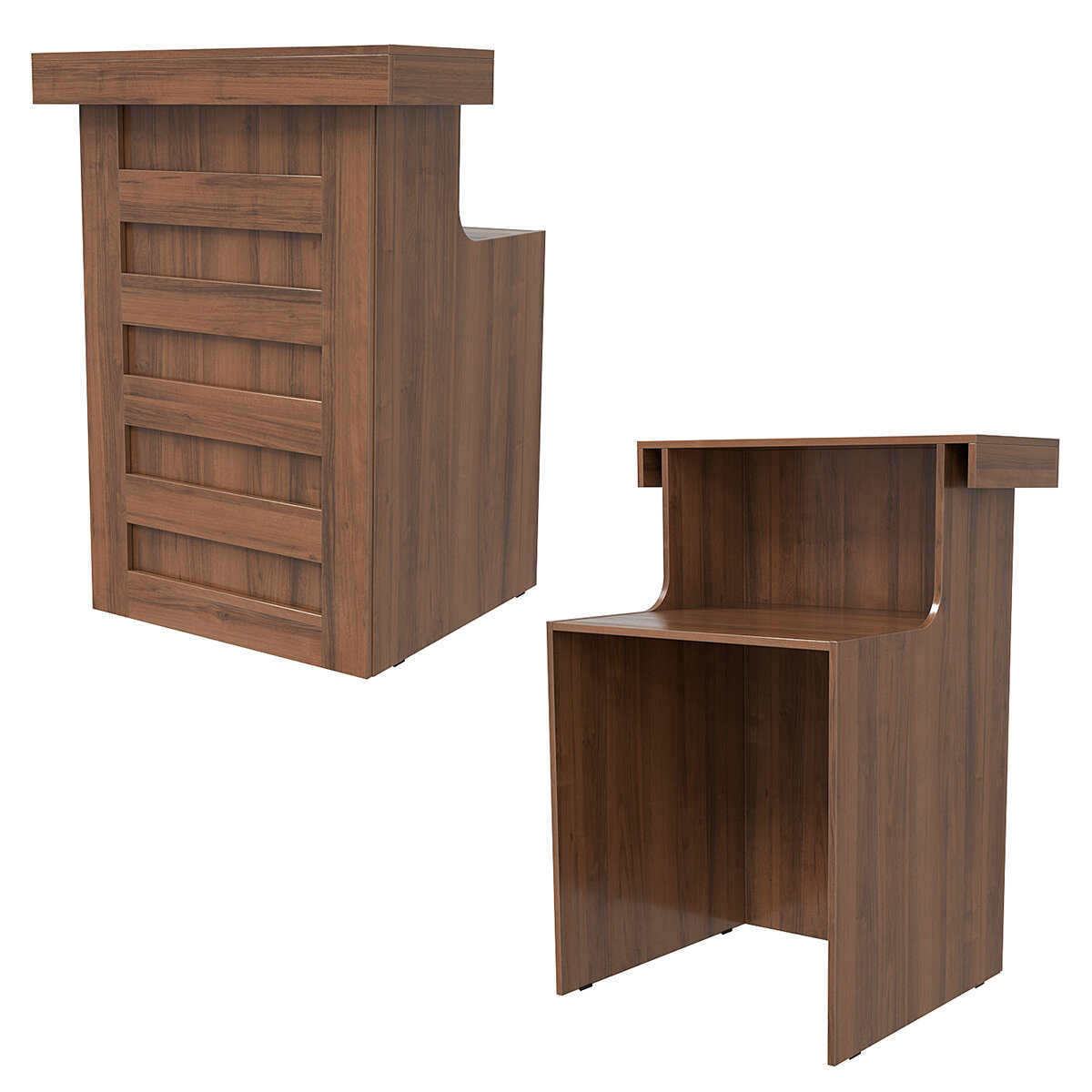 Ресепшн "Компания" №47А, Орех. Производитель товара - компания Westcom.