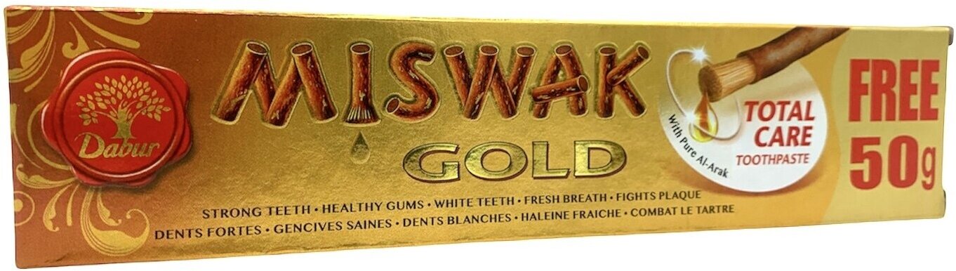 Зубная паста Мишвак Голд Dabur Miswak gold Dabur 170 г