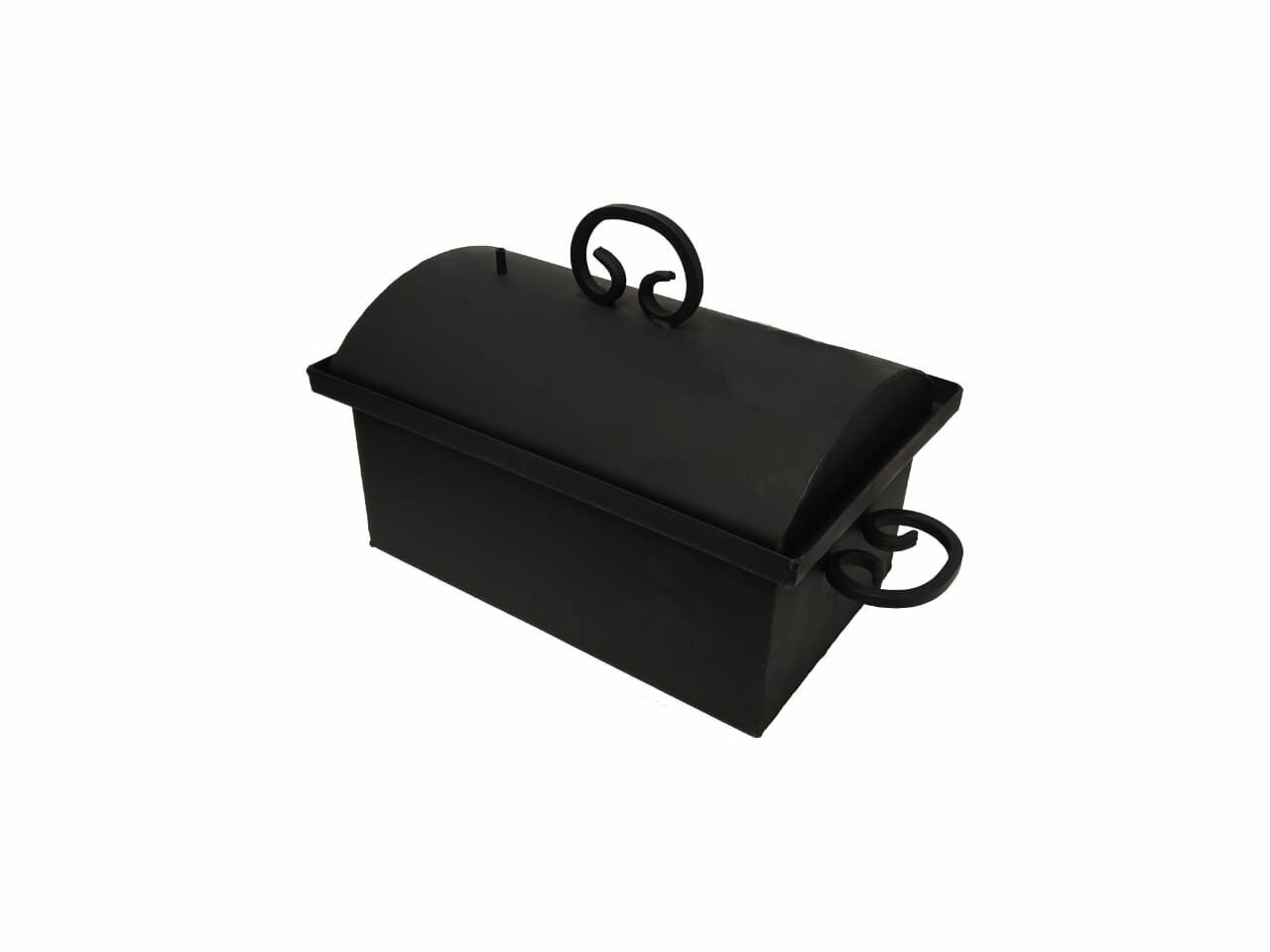 Коптильня горячего копчения 450мм, с гидрозатвором, сталь 2мм