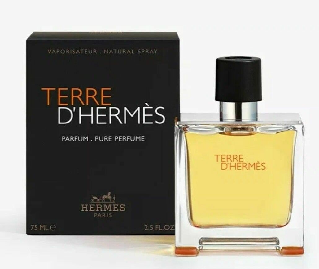 Hermes Terre D'Hermes Parfum духи 75мл спрей, духи для мужчин