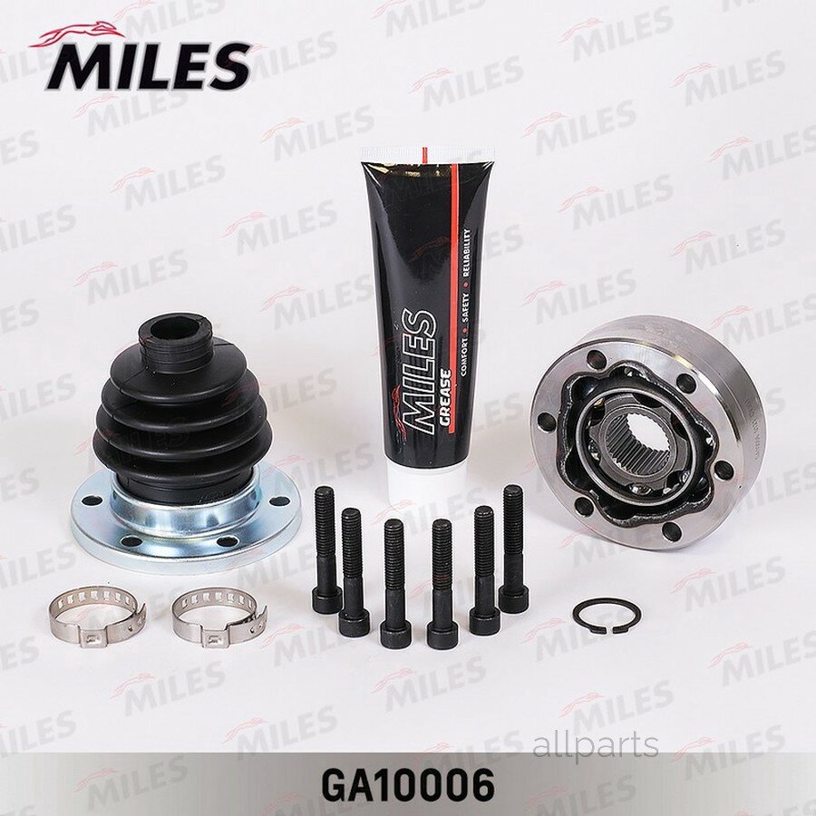MILES GA10006 ШРУС AUDI 80/90/SKODA/VW GOLF I-IV/PASSAT II-IV 1.3-2.3 72-07 внутр.
