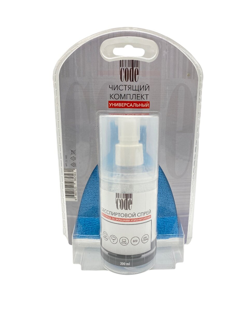 Чистящий комплект средства для экранов и мониторов Code CC-502