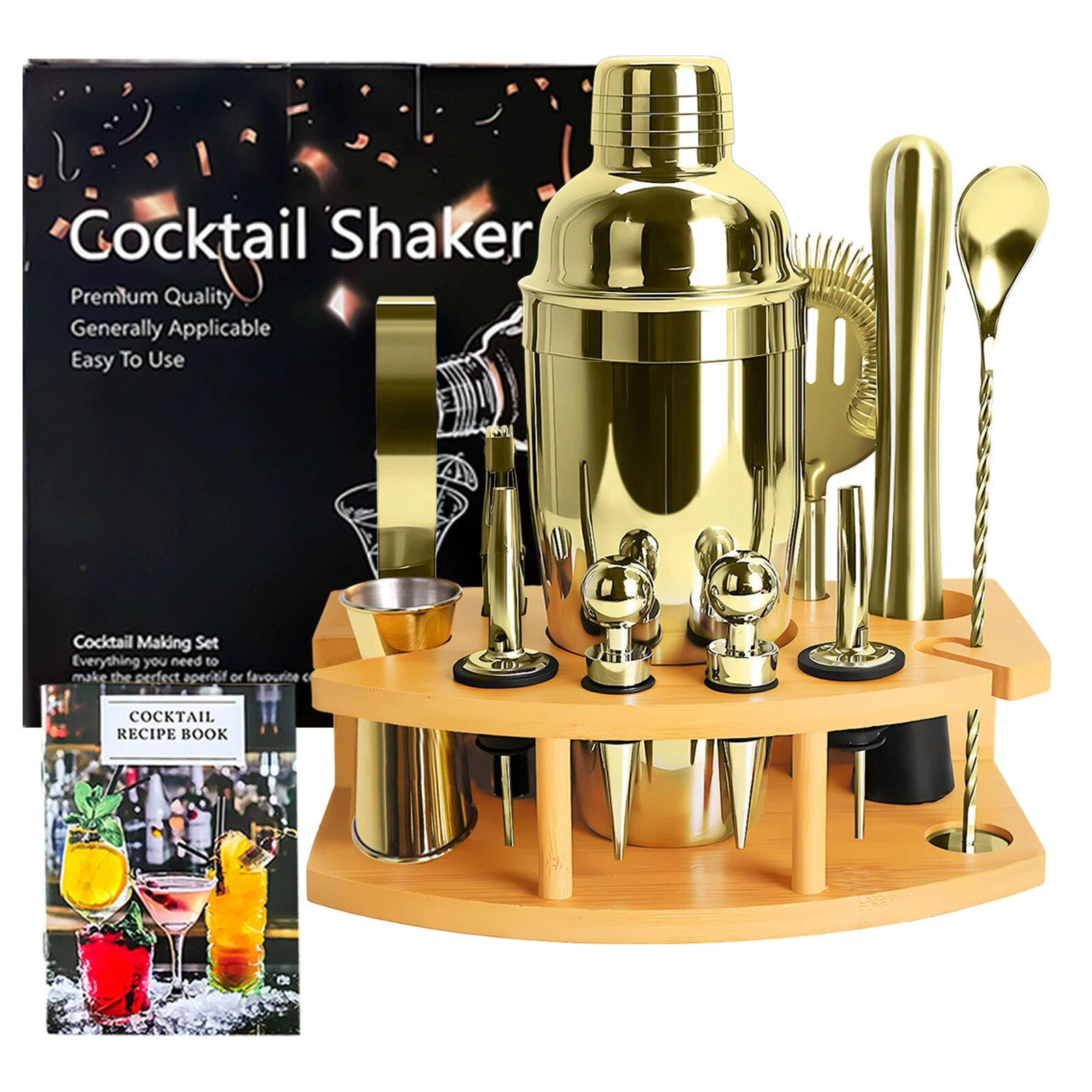 Шейкер из нержавеющей стали полный набор барменских инструментов