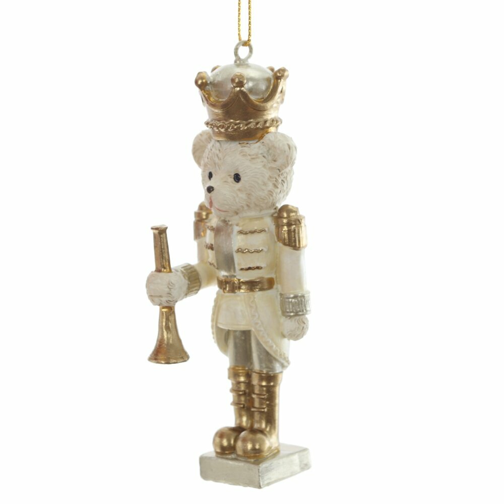 Елочная игрушка Медвежонок, 3х3х10,5 см KSM-823013