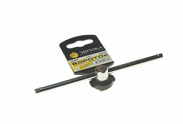 Вороток ER-61415 1/4"DR Т-образный с подвижной головкой 150мм эврика