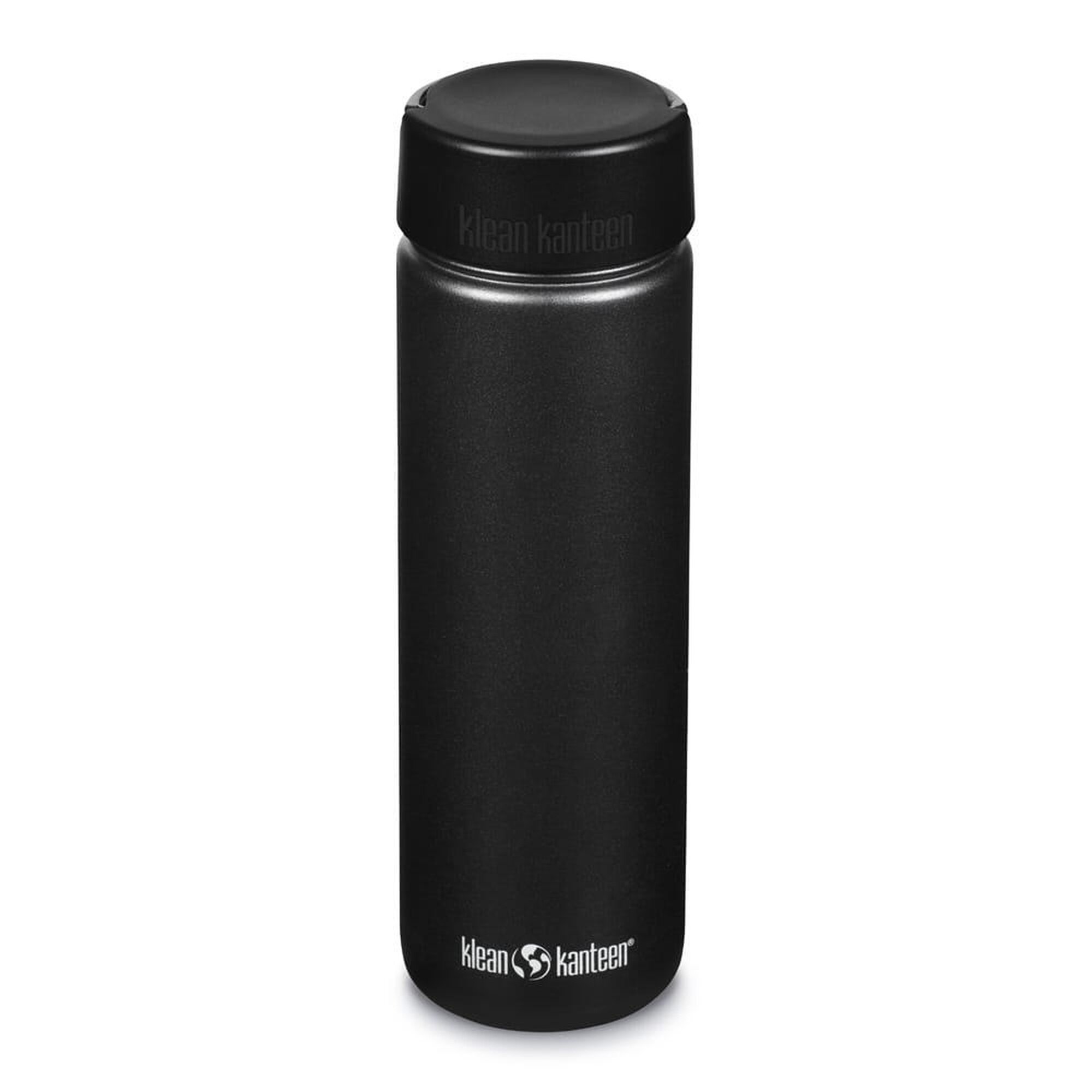 Decathlon Термобутылка Klean Kanteen Wide с крышкой Wide Loop Cap 800 мл, из нержавеющей стали, черная