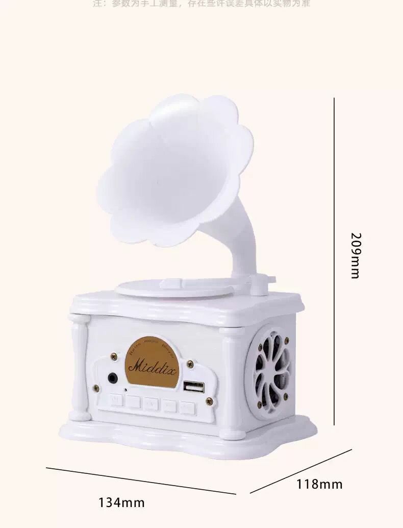 Мини-фонограф, украшающий Bluetooth-динамик, креативный подарок