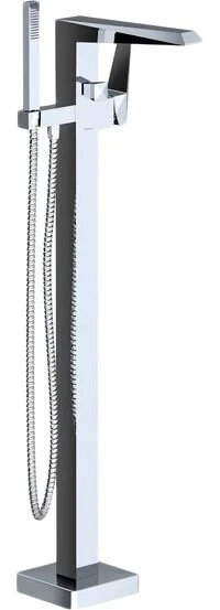 Напольный смеситель для ванны с душем Ravak Freedom FM 081.00 С внутренней частью, с душевым гарнитуром, хром, глянцевый, латунный, с керамическим картриджем