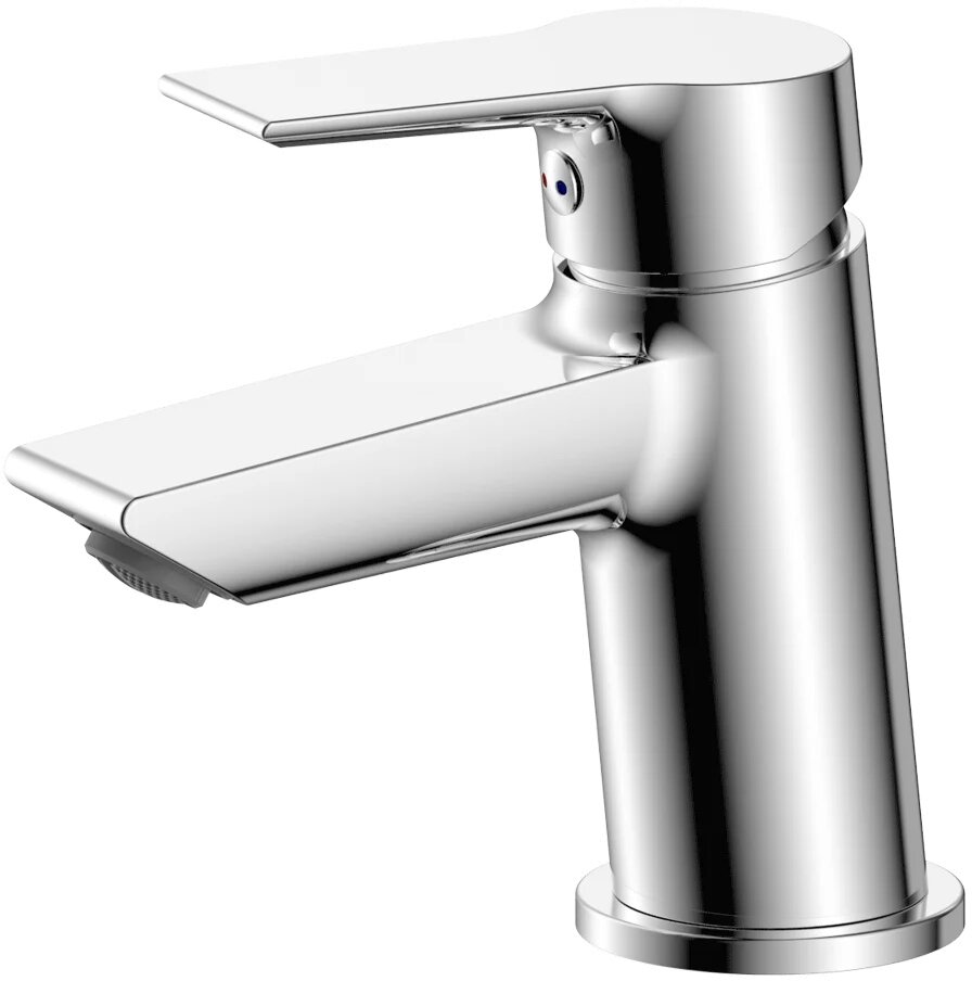 Смеситель для раковины Olive'S Sevilla 20100SV хром, глянцевый, кран для ванной в раковину, из латуни, рычажный, с керамическим картриджем