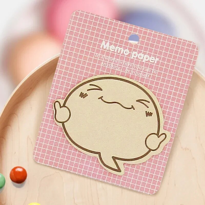 Корейский блокнот с мультяшным выражением 02