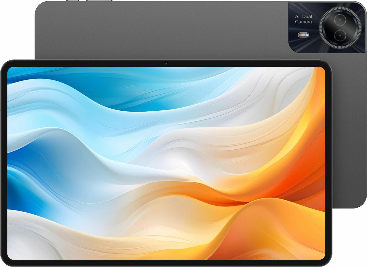 12" Планшет TECLAST T60 Pro Premium set 8/128 GB G99 4G, 2000 x 1200, Android 15, Чехол, клавиатура, стилус, серый 1747209