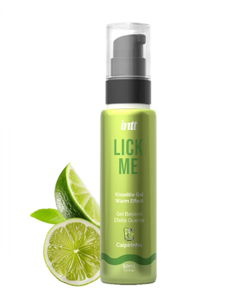 Массажный съедобный гель Intt Lick Me Кайпиринья 50 мл
