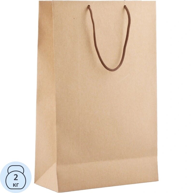 Пакет подарочный крафтовый 'Крафт' M арт.1155