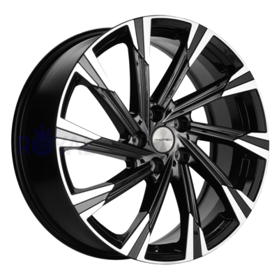 Литой колесный диск Khomen Wheels KHW1901 (Volvo XC) 7,5x19/5x108 ET50,5 D63,4 Black-FP