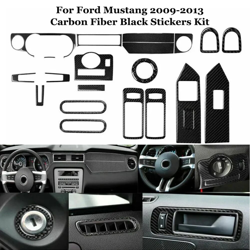 Набор наклеек для Ford Mustang 2009, 2010, 2011, 2012, 2013