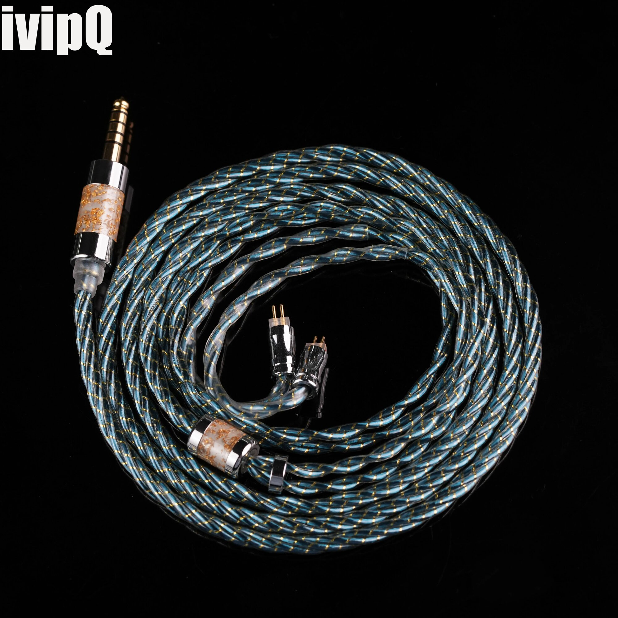 IvipQ A10 Кабель для наушников серебряный 4.4mm 0.78 2PIN